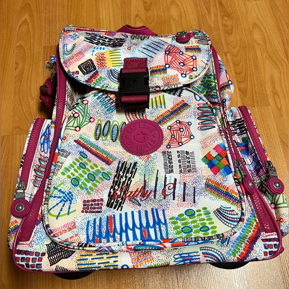 Kipling | Bags | Rare Print Kipling Alcatraz Ii Large Rolling Laptop ...